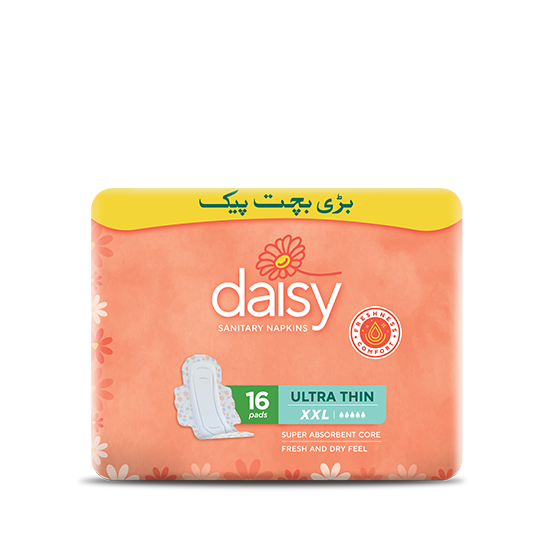 Daisy Ultra Thin XXL-16 pcs (Bari Bachat Pack) – Daisy Pakistan